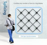 China 65cm 3d Hologram Display Time Switch Split Video Wall Fan Screen for sale