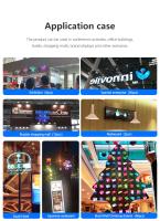 China Android IOS APP Control 3D Led Hologram Display For Shopping Mall Clubs Z3H for sale