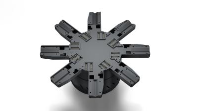 China Huge Size LED Hologram Fan Outdoor Waterproof 3D LED Fan 150CM / 180CM for sale