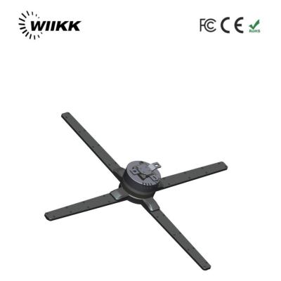 China Small Space Occupation Spinning LED Hologram Fan With Large Viewing Angle for sale