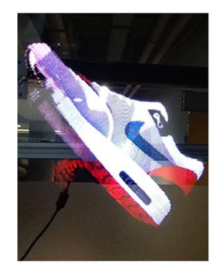 China Higher Resolution Spinning LED Hologram Projector For Clothing Store Waterproof for sale
