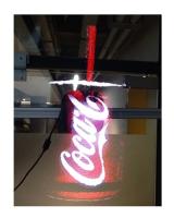 China Commercial Advertising Spinning LED Hologram Display For Subway Stations for sale