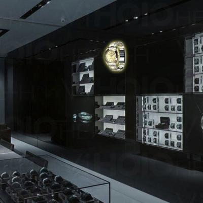 China 2 Blades 3d Image Projection Hologram Advertising Display For Jewellery Shops for sale