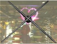 China 720PCs LEDs Full Hd 3d Holographic Led Fan 3d Hologram Display Plug And Play Type for sale