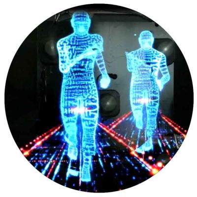 China SD Card Upload 3d Hologram Projektor , 3d Led Hologram Display 2 Blades for sale