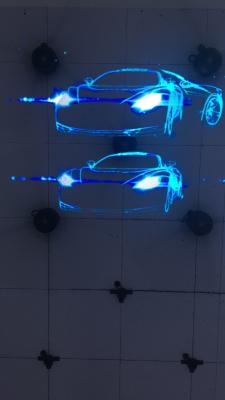 China Wiikk 65cm 3D Holographic LED Fan For Supermarket High Resolution 720 LEDs for sale