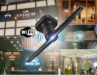China High Resolution Hologram Video Projector , 3d Spinning Led Display Support Wifi for sale
