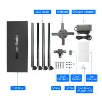 China Wiikk 3D Holographic Led Fan Display 650 Round / Min Spinning With Bluetooth / WIFI / APP for sale
