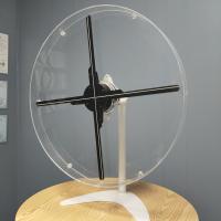 China Acrylic Cover 24w 1000cd 50CM LED 3D Hologram Fan 576*576 for sale