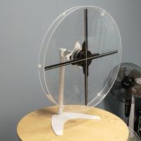 China 52CM 3D Advertising Display Fan 4 Blades 800r/Min With Wifi Bluetooth for sale