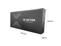 China WIIKK 1600*576 50cm 3d Hologram Fan Display 30W for sale