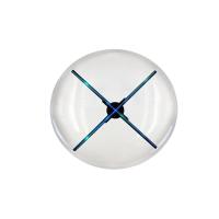 China 1600x960dpi 65cm 60W 3D Led Hologram Fan Acrylic Cover for sale