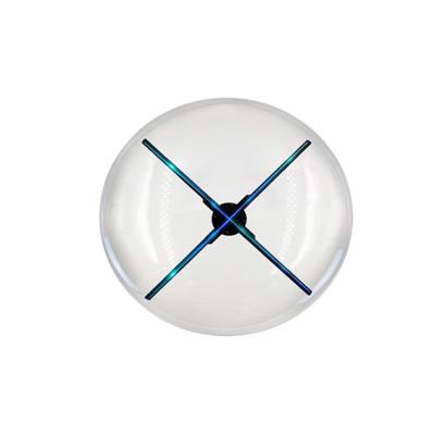 China 1600x960dpi 65cm 60W 3D Led Hologram Fan Acrylic Cover for sale