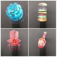 China Z3H RMVB 1600x960dpi 3d Hologram Fan Display 20000hrs for sale
