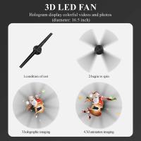 China 43cm Synchronization 3D Hologram Fan Display Cloud Management for sale