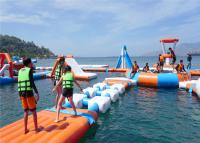 China Kids Inflatable Floating Water Park Playground 	40m Width 80m Length Logo Custom for sale
