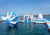 China Kids Inflatable Floating Water Park Playground 	40m Width 80m Length Logo Custom for sale
