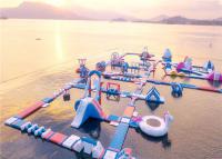 China PVC 0.9mm Tarpaulin Aqua Park Equipment , Amusement Water Parks UV Resistant for sale