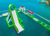 China Obstacle Courses Outdoor Inflatable Floating Water Park For Adults Puncture Proof for sale