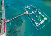 China Obstacle Courses Outdoor Inflatable Floating Water Park For Adults Puncture Proof for sale