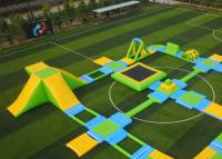 China Large Size Aqua Blow Up Water Playground Durable High Safety With Air Pump for sale