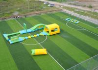 China Classic Fun Inflatable Floating Water Park Colorful Anti UV Adventurous Entertaining for sale