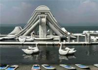 China Nontoxic Outdoor Commercial Inflatable Water Park Unique Modern Design for sale