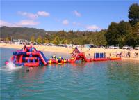 China PVC  Interactive Floating Water Playground , Kids Blow Up Water Park Customized Size for sale