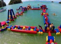 China PVC  Interactive Floating Water Playground , Kids Blow Up Water Park Customized Size for sale