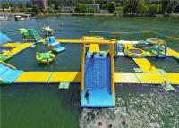 China Attractivce Giant Inflatable Floating Water Park LW 48m*38m Eco Friendly For All Ages for sale