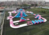 China Professioanl Inflatable Floating Water Park , Water Amusement Park Obsatcle Course for sale