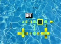 China Custom Inflatable Floating Water Park Stable PVC 0.9mm Tarpaulin Material for sale