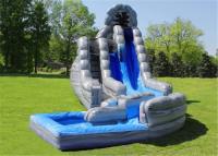 China Amusement Water Slide Bounce House , Inflatable Slip N Slide Heavy Duty 12*7*4.5m for sale