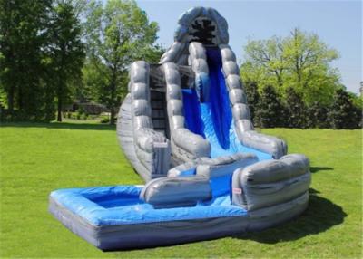 China Amusement Water Slide Bounce House , Inflatable Slip N Slide Heavy Duty 12*7*4.5m for sale