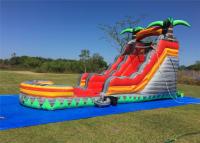 China 30 FT Huge Inflatable Water Slide Environmental Friendly UV Resistant Strong Bearing for sale