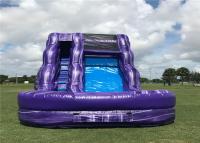 China Funny Outdoor Inflatable Water Slide Custom Logo Strong Stucture CE Certification for sale