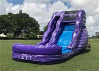 China Funny Outdoor Inflatable Water Slide Custom Logo Strong Stucture CE Certification for sale