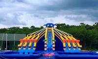 China Ground Amazing Inflatable Amusement Park 25*20*8.5m With Two Small Pools for sale