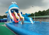 China Animal Inflatable Theme Park , Blow Up Water Park Playground PVC Tarpaulin for sale