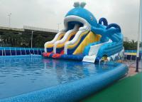 China Animal Inflatable Theme Park , Blow Up Water Park Playground PVC Tarpaulin for sale