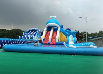 China Animal Inflatable Theme Park , Blow Up Water Park Playground PVC Tarpaulin for sale