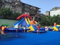 China Summer Outdoor Inflatable Amusement Park Custom High Strength For Children for sale