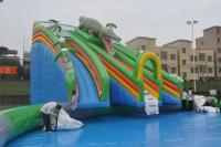 China Multicolor Inflatable Water Theme Park Playground Heat Resistance High Safety for sale