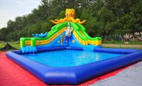 China PVC Tarpaulin Outdoor Inflatable Amusement Park Robust Framework Simple Operation for sale