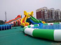 China Elephant Inflatable Amusement Park  Bounce House Medium Size Commercial Grade for sale