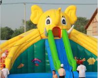 China Elephant Inflatable Amusement Park  Bounce House Medium Size Commercial Grade for sale