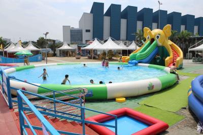 China Elephant Inflatable Amusement Park  Bounce House Medium Size Commercial Grade for sale