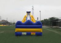 China Aquatic Giant Bouncy Slide , Inflatable Wet Slide Long Slip Way High Elastic for sale