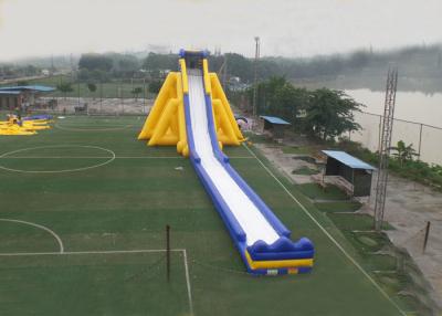 China Slip Inflatable Giant Slide Ladder Single Lane Design High Speed Exciting Anti Flamming for sale