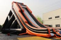 China Professional Giant Inflatable Pool Slide 164 Ft Long UV Resistance High Temperature Resistant for sale